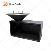China Modular Corten Steel Outdoor Cooking Grills 3mm Thickness Electronic Ignition for sale