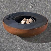 China OEM Service Corten Steel Outdoor Cooking Grills Wood Burning for sale