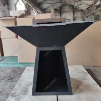China Weathered Corten Steel Bbq Fire Pit 3mm Thick With Circle Plancha for sale