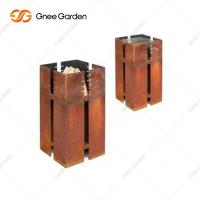China Corten Steel Bbq Charcoal Grill Table 3mm Thickness for sale