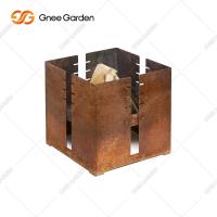 China Metal Wood Burning Open Fire Pit Barbecue Grill For Garden Outdoor Cooking for sale