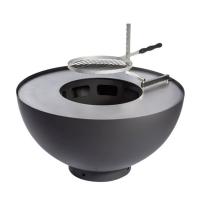China Outdoor Camping Cooking Corten Steel Bbq Grill Decorative Fire Pit Grill for sale