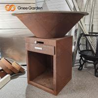 China Corten Steel Garden BBQ Outdoor Cooking Grills Antique Fire Pit 31.5
