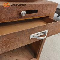 China Corten Steel Garden BBQ Outdoor Cooking Grills Antique Fire Pit 31.5