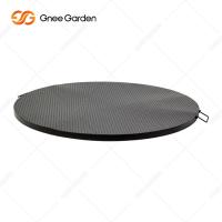 China Bbq Outdoor Cooking Grills Plancha Grill Corten Steel Fire Pit Black Colour for sale