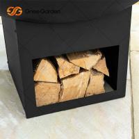 China Natural Rust Corten Steel Metal Large Barbecue Grill Outdoor Fire Pit Customized for sale