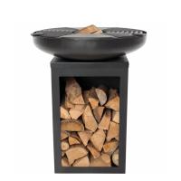China Corten Steel Charcoal Home Barbeque Grill Backyard Fireplace for sale