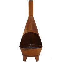 China Decorative Corten Steel Garden Treasure Fire Pits Custom Size for sale