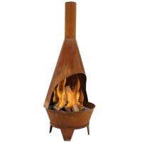 China Decorative Corten Steel Garden Treasure Fire Pits Custom Size for sale