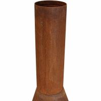 China Decorative Corten Steel Garden Treasure Fire Pits Custom Size for sale