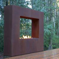 China Simple Design Heavy Duty Steel Wood Burning Fire Pit 72 Inch for sale