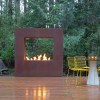 China Simple Design Heavy Duty Steel Wood Burning Fire Pit 72 Inch for sale