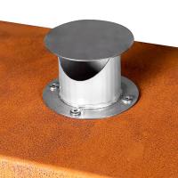 China Outdoor Fireplace Corten Steel Wood Burning Fire Pit GN-FP-510 for sale