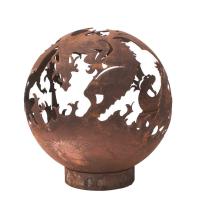 China Distinctive Corten Steel Rusty Metal Heater Fire Pit 5mm Thickness for sale