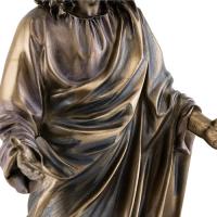 China 175cm Religious Meditating Bronze Jesus Statue ISO9001 Standard for sale