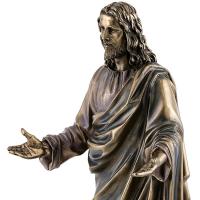 China 175cm Religious Meditating Bronze Jesus Statue ISO9001 Standard for sale