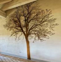 China Customizable Tree Shaped Corten Steel Sculpture For Park Decoration for sale