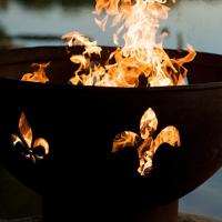 China 1200mm Diameter Metal Fire Bowl Patio Fire Pit OEM ODM Welcome for sale