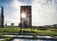 China Laser Cutting Dandelion Patterns Corten Steel Garden Screens Decoration for sale
