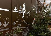 China Outdoor Corrosion Resistant Corten Laser Cut Screens For Backyard for sale