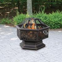 China Outdoor Garden Steel Fire Pit Decoration Portable Wood Burning Fire Pit for sale