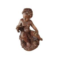 China Gnee Garden Customized Antique Cast Iron Statues For Decoration for sale