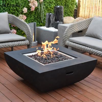 China Corten Steel Gas Fire Pit Heater Propane Outdoor Fire Pit Table for sale