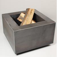 China Outdoor Wood Burning Square Metal Fire Pit 600 X 600 X H500mm for sale