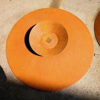 China Outdoor Corten Steel Fire Pit Rusty Burner Outdoor For Backyard for sale
