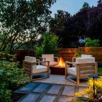 China Corten Steel Fireplace Patio Furniture Gas Corten Steel Fire Pit Decorative for sale
