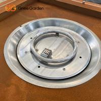 China Outdoor Steel Fire Pit Garden Patio Decorative Square Corten Steel Firepit for sale