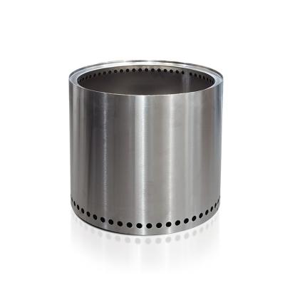 China Stainless Steel 304 Bonfires Brazier Stove Smokeless Charcoal Camping Solo Fire Pit for sale