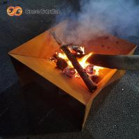 China Corten Steel Fire Pit Custom Round Outdoor Personal Large Garden Furniture for sale