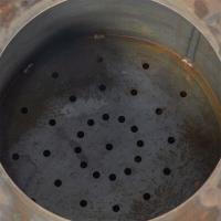 China Outdoor Garden Campfire Wood Burning Corten Steel Metal Fire Bowl Round Rustic for sale