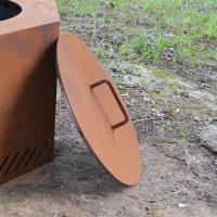 China Customized Corten Steel Fire Pit For Garden Outdoor for sale