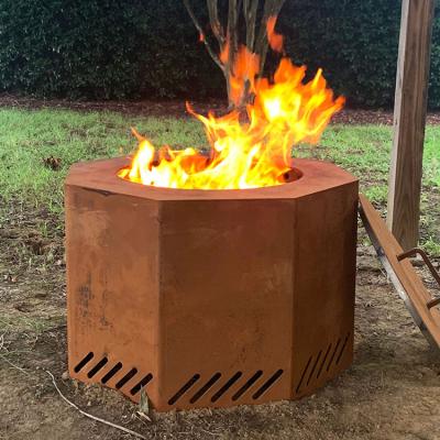 China Customized Corten Steel Fire Pit For Garden Outdoor for sale