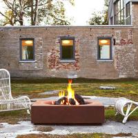 China Outdoor Patio Heater Fireplace Corten Steel Fire Pit Wood Burning 60-150cm for sale