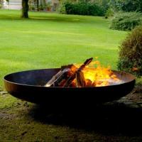 China Wood Burning Corten Steel Outdoor Fire Pit Garden Camping Design for sale