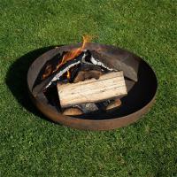China Outdoor Corten Steel Fire Pit Round Rustic Look For Garden Or Courtyard Furniture for sale
