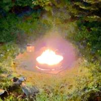 China 25.5 Inches Outdoor Heater Smokeless Camping Bonfire Bowl Round Steel for sale