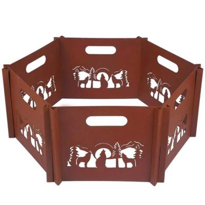 China 25.5 Inches Outdoor Heater Smokeless Camping Bonfire Bowl Round Steel for sale