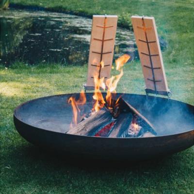 China Wood Burning Corten Steel Outdoor Fire Pit Garden Camping Design for sale