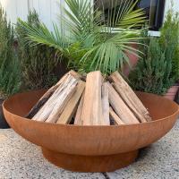 China 600mm 800mm 900mm Diameter Portable Steel Fire Pit Heavy Duty for sale