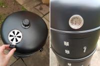 China Modern Corten Steel Rusty Camping Barbecue Grill Wood Burning Outdoor Cooking for sale