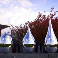 China SGS Approve Landmark Modern Stainless Steel Abstract Sculpture 2mm Thick for sale