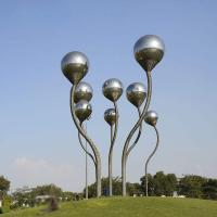 China SGS Certified 316 Stainless Steel Sculpture Outdoor Unique for sale