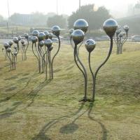 China SGS Certified 316 Stainless Steel Sculpture Outdoor Unique for sale