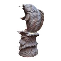 China Gnee Garden Outdoor Bronze Polar Bear Sculpture Life Size Customized for sale