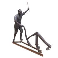 China Gnee Garden 200cm Antique Bronze Garden Statues Traditional Designed for sale