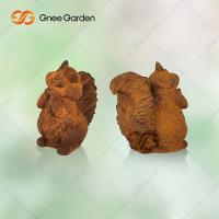China OEM ODM Outdoor Metal Sculpture Squirrel Garden Ornament Hand Crafted for sale